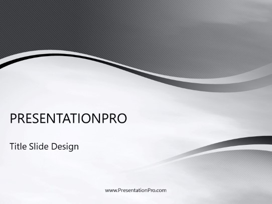 Sky Swoop Gray PowerPoint template - PresentationPro